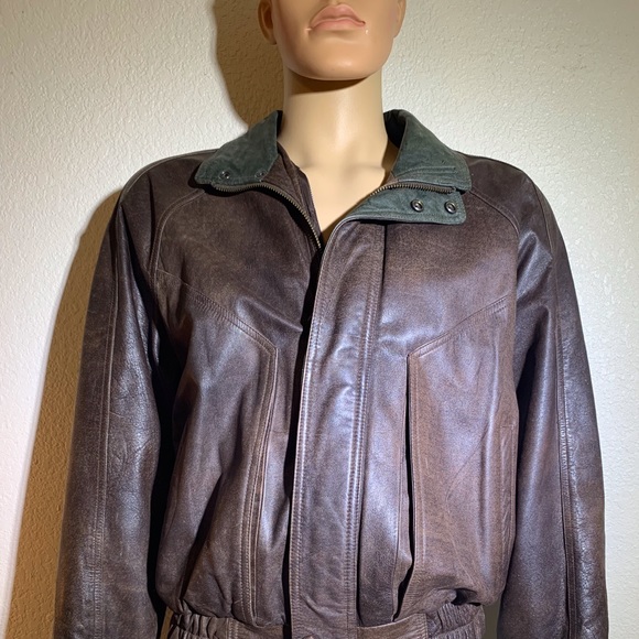Wilsons Leather | Jackets & Coats | Aviator Bombardier Leather Jacket ...